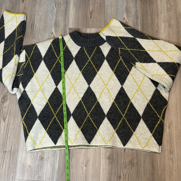 Pringle | Sweaters | Nwt Pringle Of Scotland X Hm Argyle Oversized Crop ...